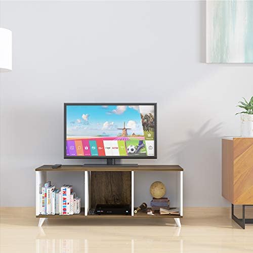 Klaxon Bison Engineered Wood TV Unit/Display Storage Cabinet Rack with ...