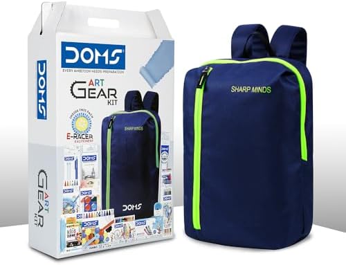 DOMS EXAM Essential KIT, Writing pad, Geometry Box, Pen, Pencil ...