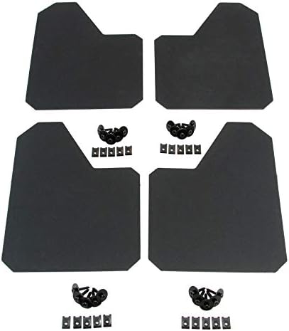 Amazon.com: Red Hound Auto 4 Piece Racing Style Universal Splash Guards ...