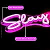 Neonawall Pink Slay Neon Sign - Led Neon Light Sign for Bedroom Room ...