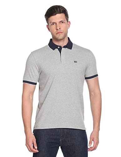 Buy Arrow Sport Men's Regular Fit Polo Shirt (ASAEOTS3865_Light Grey at ...
