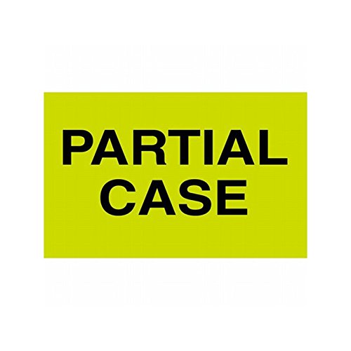 Amazon.com: Box Packaging "Partial Case" Labels, 3" x 5" 500 Per Roll ...