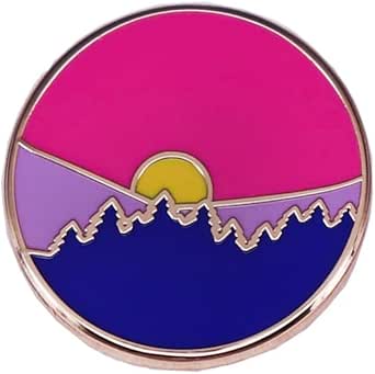 Amazon.com: Sunset Sunrise Dawn Dusk Horizon Trees Bisexual LGBTQ Pride ...