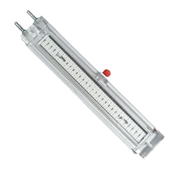 Manometer | Acrylic U Tube Manometer with SS Nozzle | Range: 150-0-150 ...