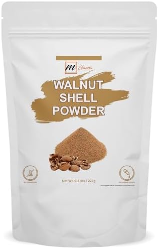 Amazon.com : mGanna 100% Natural Walnut Shell Powder (Mesh Size 40-60 ...