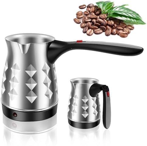 Amazon.com: LYIYEYAN Turkish Coffee Maker, Stainless Steel 500ml ...