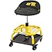 Amazon.com: FreekyFit Rolling Shop Stool with Wheels, Garage Work ...