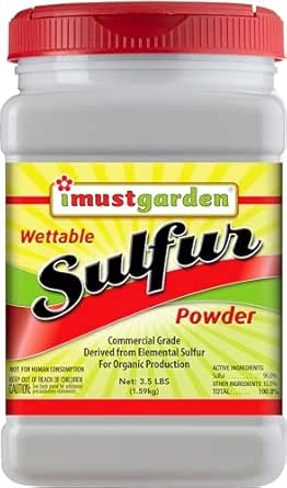 I Must Garden Dusting Wettable Sulfur Powder: Organic & Natural - 4lb ...