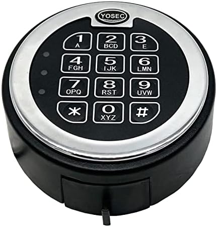 Electronic Safe Lock Replacement Keypad with Solenoid Lock, Gun Safe ...