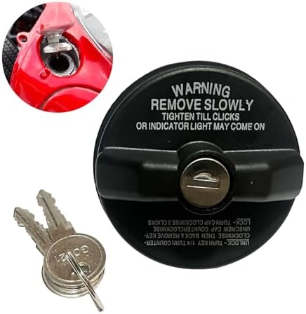 Amazon.com: 1 Pcs Black Locking Gas Cap, Fuel Tank Locks Replace ...