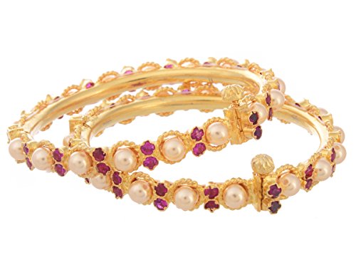 Buy Moti Tode Jod | Pearl Bangles | Artificial Jewellery at Amazon.in