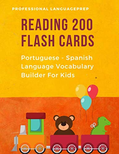 Buy Reading 200 Flash Cards Portuguese - Spanish Language Vocabulary ...