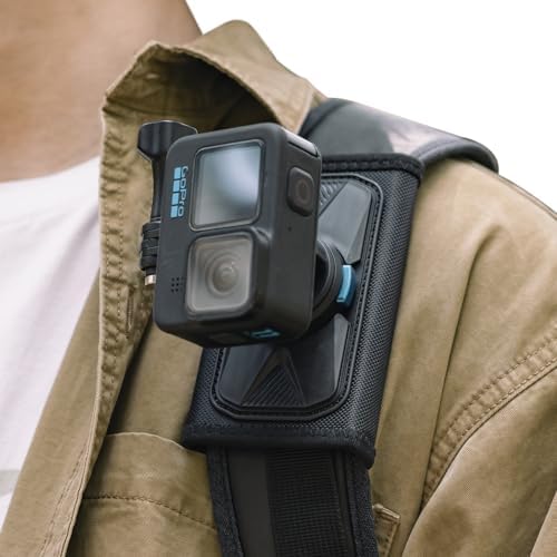 Amazon.com: SUREWO Magnetic Quick Release Backpack Mount,360° Backpack ...
