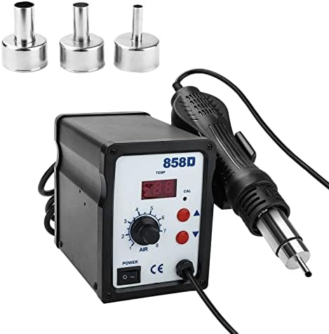 Supernic 858D Rework Station Hot Air Gun 220V SMD Soldering Station ...