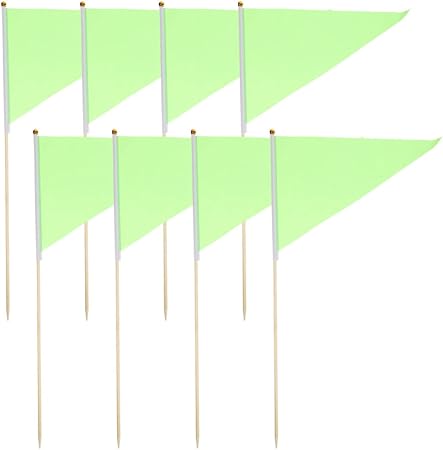 Amazon.com : GANAZONO 8pcs Marking Flags Marker Flags Yard Stakes ...