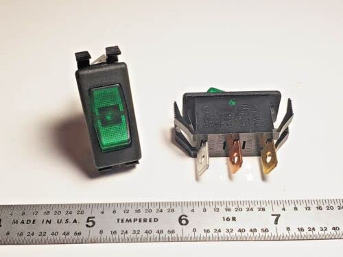 Amazon.com: Oslo Lighted Rocker Switch CRSL1A12V4M9 SPST ON-Off- 1 pc ...