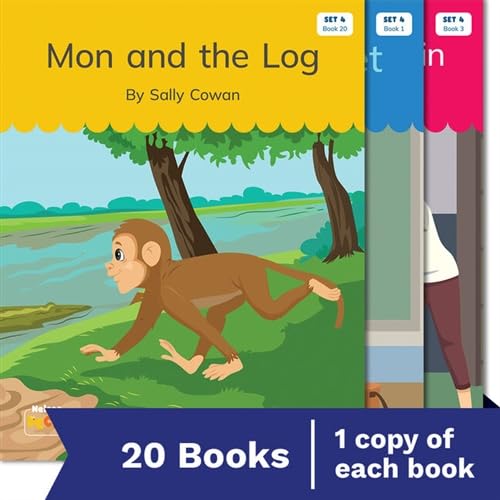 Nelson Decodable Readers Set 4 Pack x 20: Amazon.co.uk: 9780170343411 ...