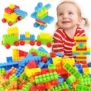 Midhash DIY Plastic Building Blocks for Kids | Children's Educational ...
