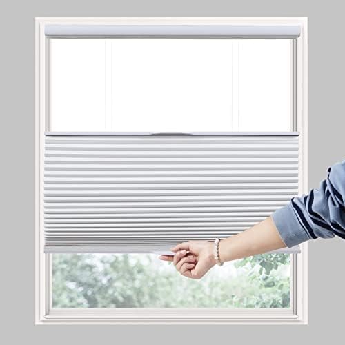 Amazon.com: Changshade Custom Top Down Bottom Up Cellular Shades Cordless Blackout, Honeycomb ...