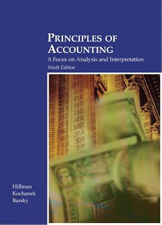 ACP-PRINCIPLES OF ACCTG: FOCUSON ANALY & INTERPRETATION: A focus on ...