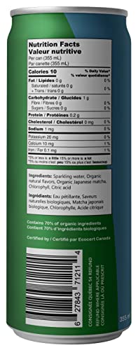 Toro Matcha Citron Menthe, zéro sucre, boisson énergisante matcha, 355 ...