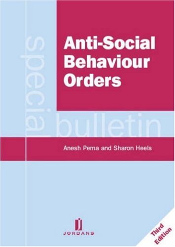 Amazon.com: Anti-Social Behaviour Orders: A Special Bulletin ...