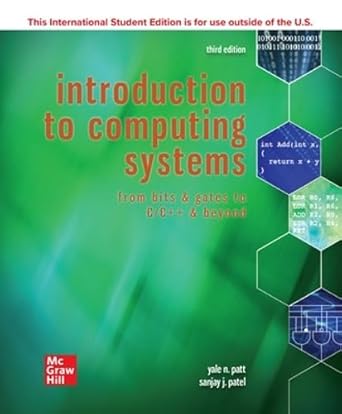 Amazon.com: Introduction to Computing Systems: From Bits & Gates to C ...