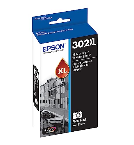 Snapklik.com : EPSON 302 Claria Premium Ink High Capacity Photo Black ...