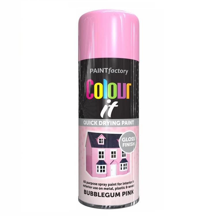 SuperGift.com Bubblegum Pink Gloss All Purpose Aerosol Spray Paint ...