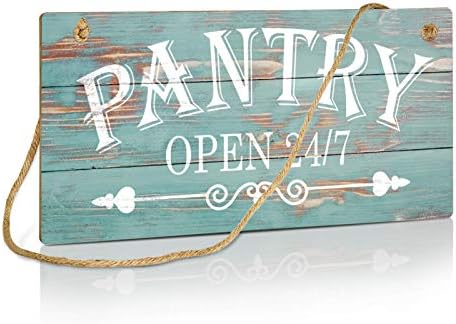 Amazon.com: SLIYIYoo Pantry Sign Front Door Porch Decorations, Round ...