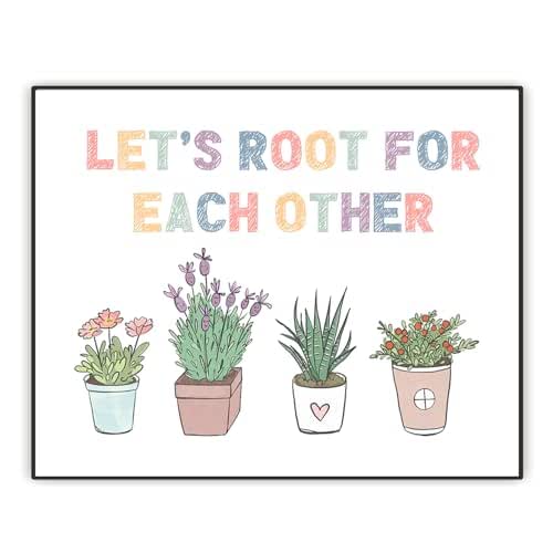Amazon.com: Let's Root For Each Other Poster, Classroom Decor ...