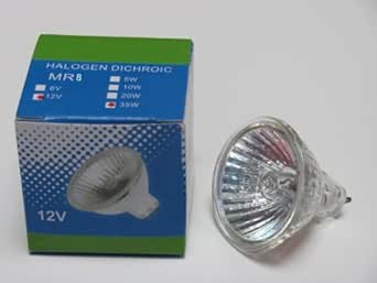 CBconcept® 3XMR812V20W Haloge Bulb MR8 12 Volt 20 Watt 30Degree - 3 ...