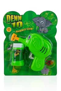 Buy Baby Elephant Bubble Gun Toy for Kids in Green, Medium Online at ...
