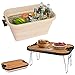Amazon.com: Large Capacity Camping Folding Basket with Table, ice ...