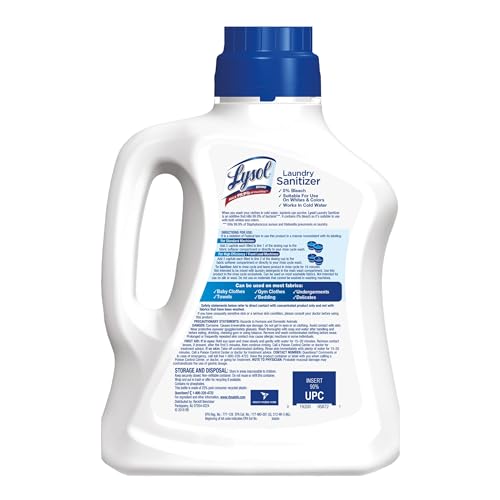 Lysol Disinfectant Laundry Sanitizer & Scent Booster, Laundry Detergent ...
