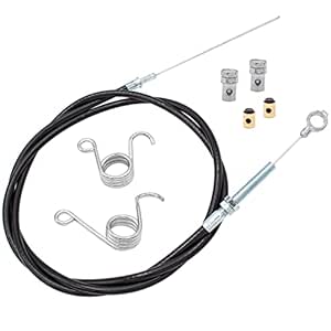 71 Inch Throttle Cable with Throttle Pedal Brake Return Springs Kit for ...