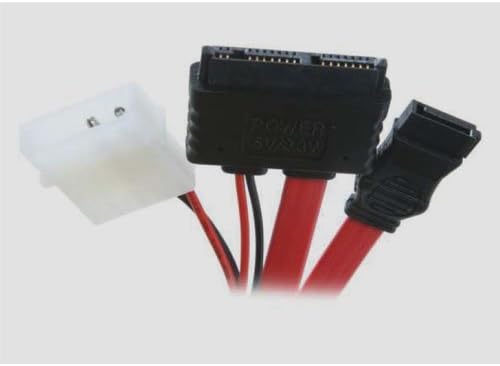 Amazon.com: 18" Sata and Micro Sata Power 7+9pin Cable for Micro SATA ...