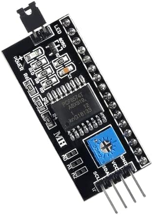 Hexonix I2C Serial Interface LCD Adapter Module – PCF8574T Display ...