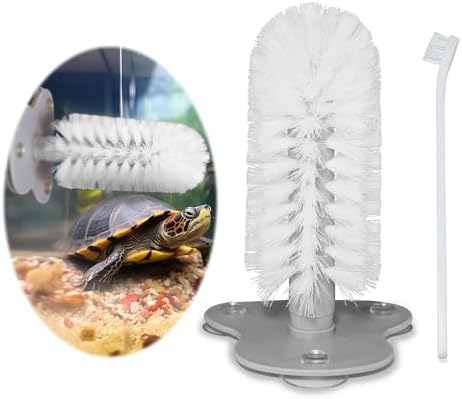 Amazon.com: BUYBYLOV Turtle Brush with Suction Cup, Turtle Tank ...