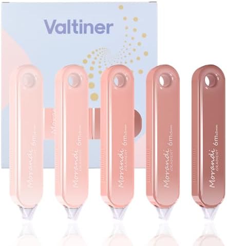 Amazon.com : Valtiner 5-Piece White Out Correction Tapes, Aesthetic ...