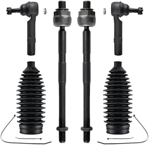 Amazon.com: ASTARPRO - 6pc Front Tie Rod Ends 4 Inner & Outer Tie Rod ...