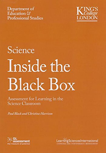 Buy Science Inside the Black Box: Assessment for Learning in the ...