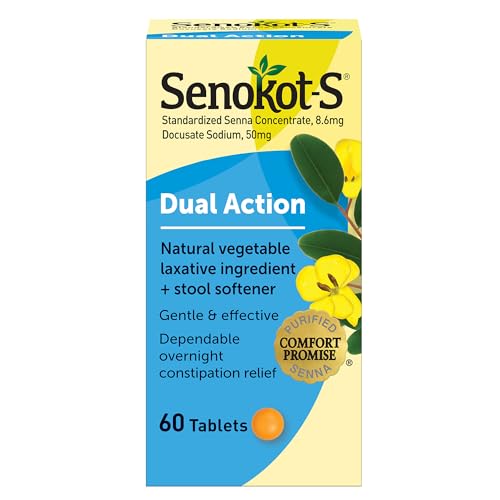 Senokot-S Gentle Dependable Dual Action Stool Softener