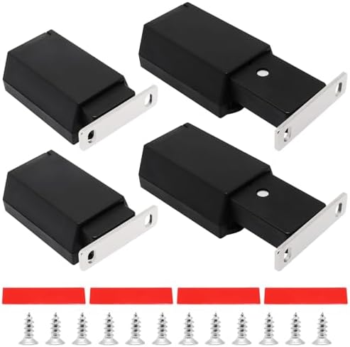 SWZHAI 4 Pcs Push to Open Cabinet Latch, Heavy Duty Magnetic Touch ...