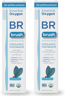 Amazon.com : Essential Oxygen BR Organic Toothpaste Peppermint 4 oz ...