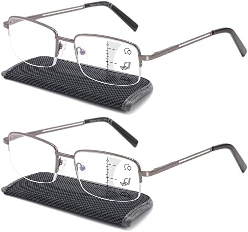 Amazon.com: Premium 2 PACK Durable Progressive Multifocus Reading ...