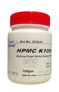 BFC Hydroxy Propyl Methyl Cellulose K100M LR - 100gm (HPMC K100M ...