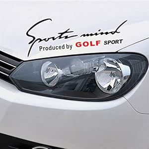 LYOMAN® Car Stickers Exterior Sport Mind Power by Golf Sport Car ...
