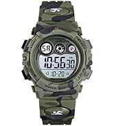 Amazon.com: CakCity Boys Camouflage LED Sport Watch,Waterproof Digital ...
