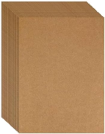 Amazon.com : 50 Sheets Brown Cardstock 8.5x11, 250gsm/92lb Kraft ...